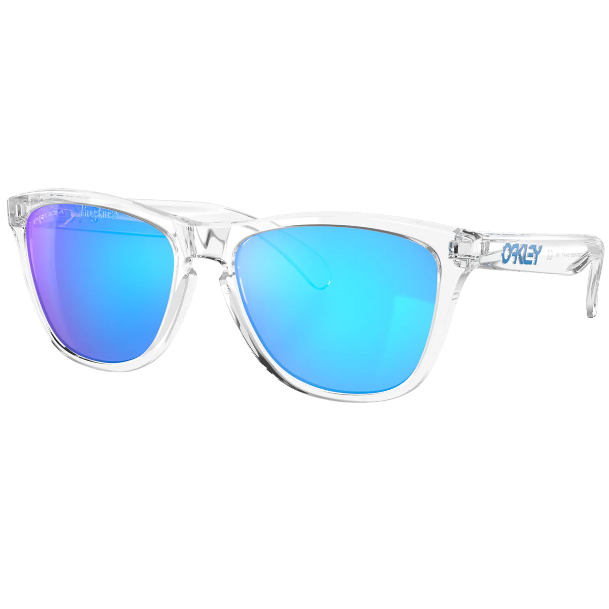 Oakley Frogskins Sunglasses - Crystal Clear/Prizm Sapphire – Cleanline Surf