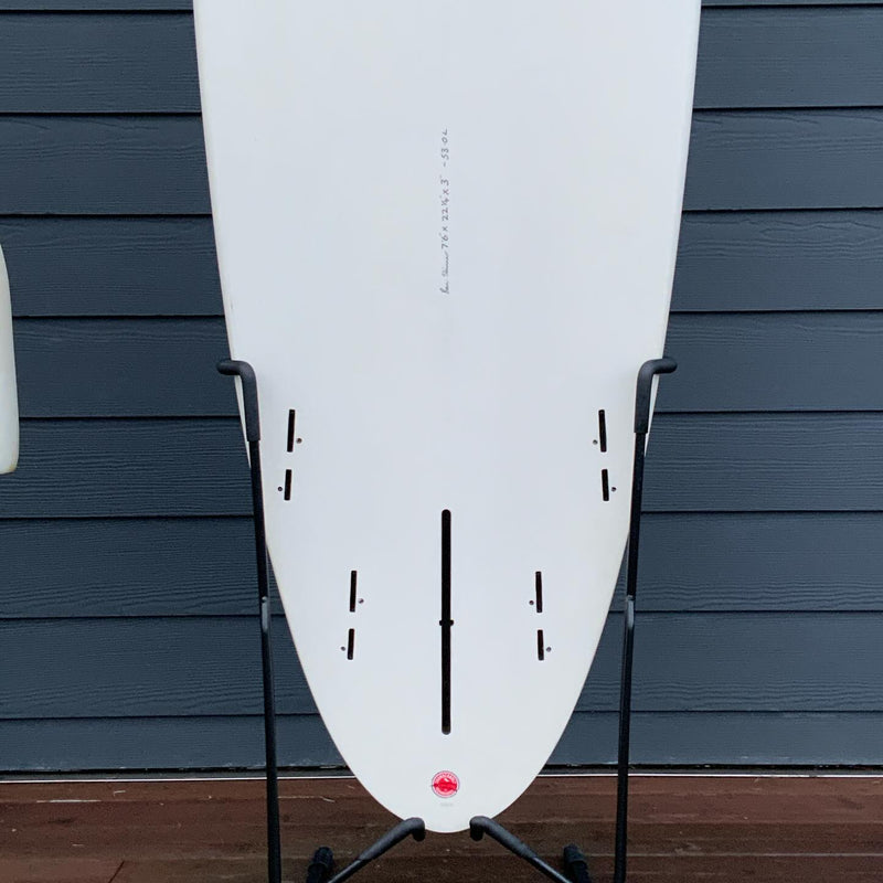 Skindog The Ova Thunderbolt Red 7'6 x 22 ¼ x 3 Surfboard • USED ...