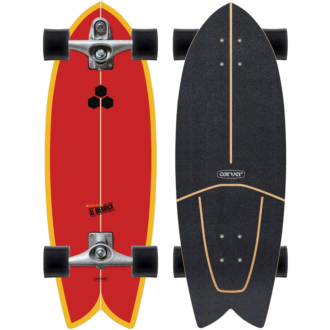 Carver Channel Islands Fish C7 Raw 29.25" Skateboard Complete ...
