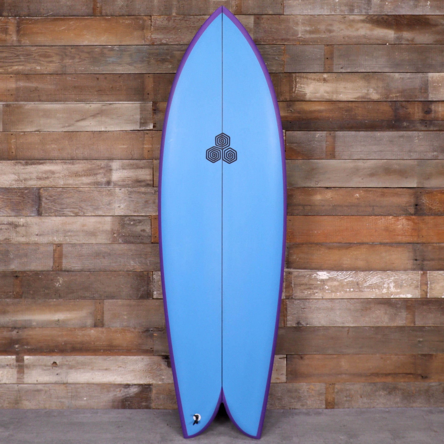 Channel Islands Feb's Fish 5'11 × 21 ⅛ × 2 ⅝ Surfboard - Blue/Purple ...