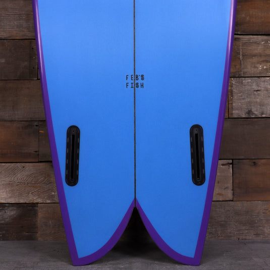 Channel Islands Feb's Fish 5'9 x 20 ⅞ x 2 ½ Surfboard - Blue/Purple ...