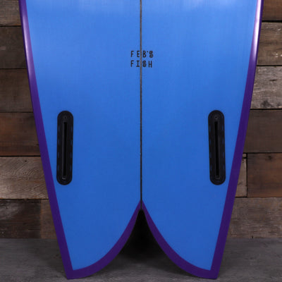 Channel Islands Feb's Fish 5'9 × 20 ⅞ × 2 ½ Surfboard - Blue/Purple ...