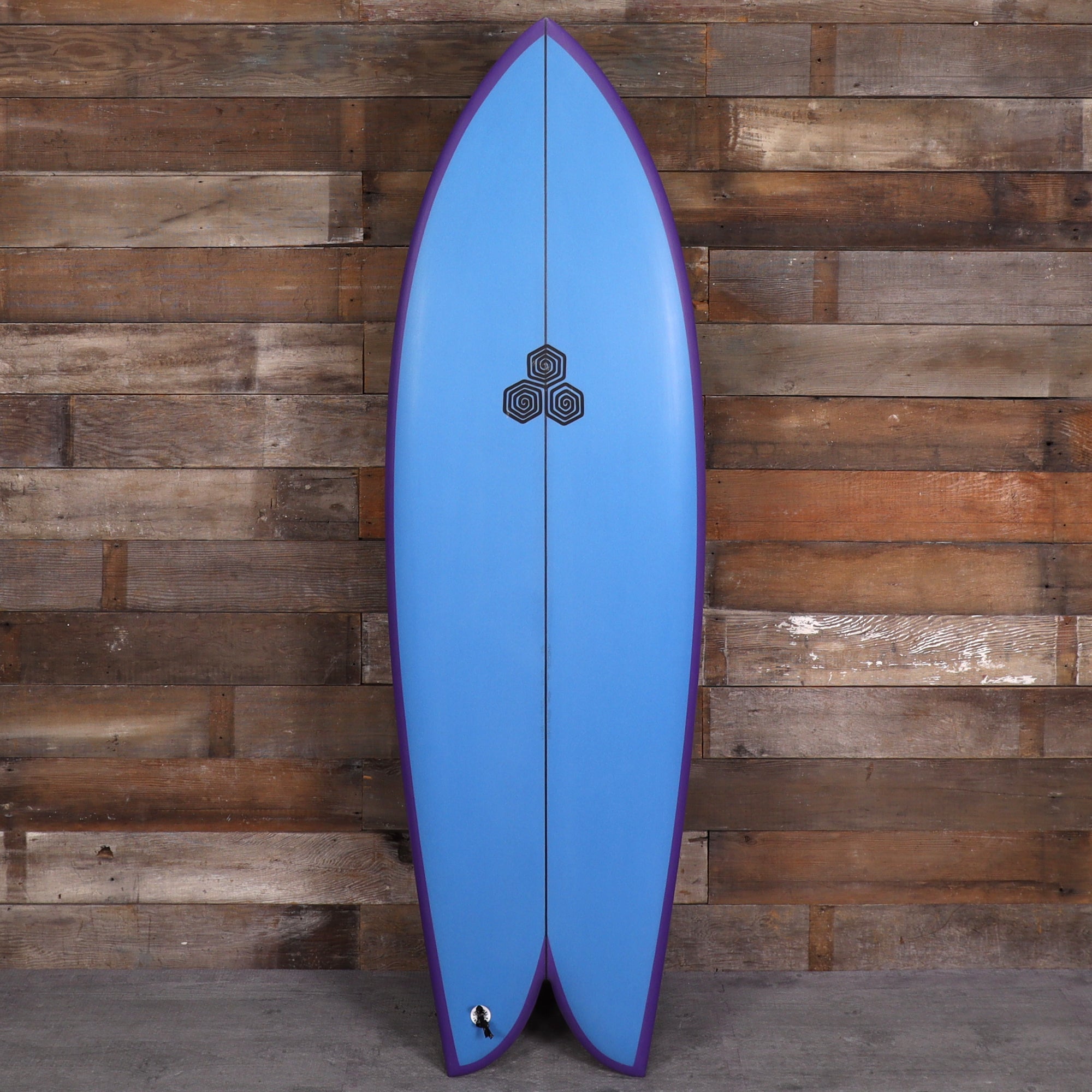 Channel Islands Feb's Fish 5'5 × 20 ⅛ × 2 5/16 Surfboard - Blue/Purple ...