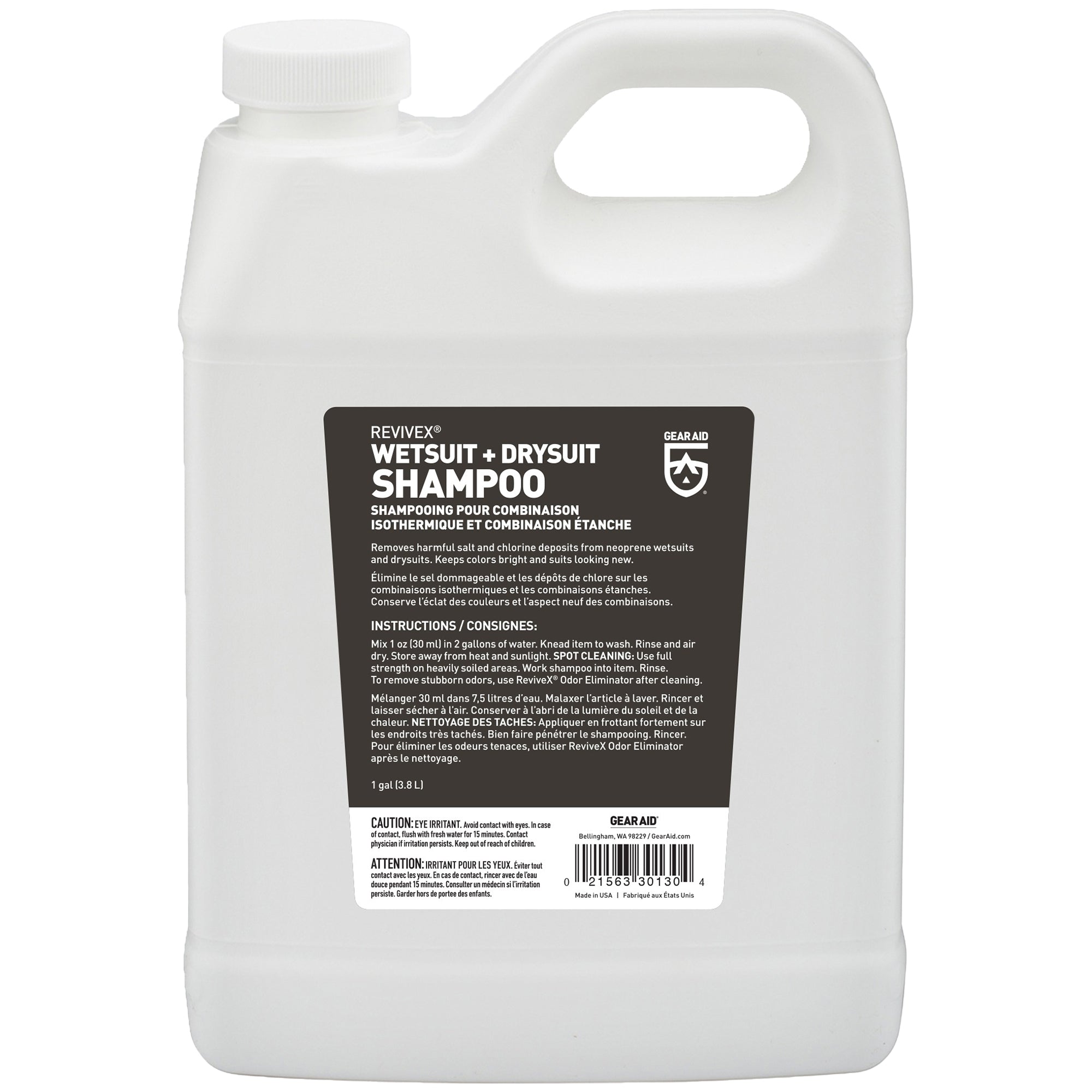 Gear Aid Revivex Wetsuit + Drysuit Shampoo - 1 Gallon – Cleanline Surf