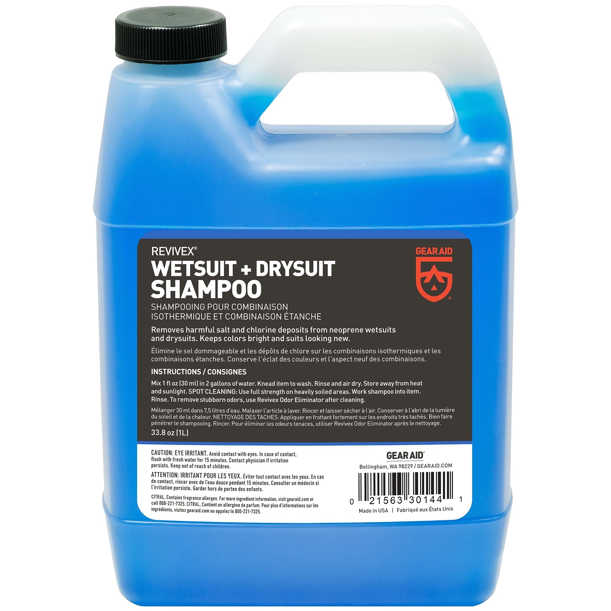 Gear Aid Revivex Wetsuit + Drysuit Shampoo - 1L – Cleanline Surf