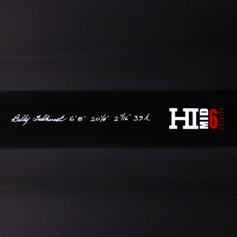 Harley Ingleby Series Mid 6 Mini Thunderbolt Black 6'8 x 20 ¼ x 2 11/1 ...