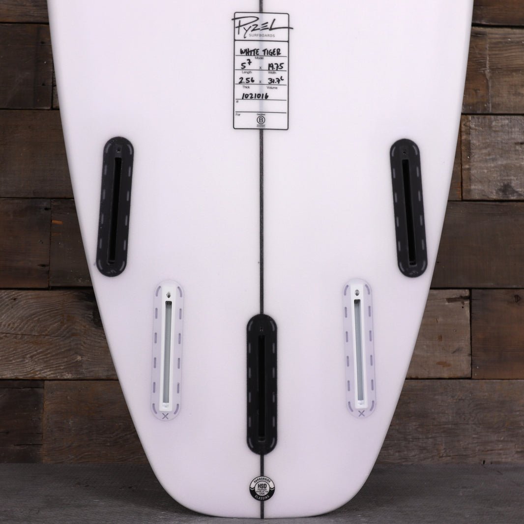 Pyzel White Tiger 5'7 × 19 ¾ × 2 9/16 Surfboard – Cleanline Surf
