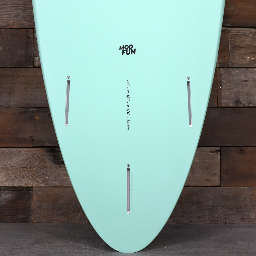 Torq Mod Fun TET 7'6 × 21 ½ × 2 ⅞ Surfboard - Seaglass – Cleanline Surf