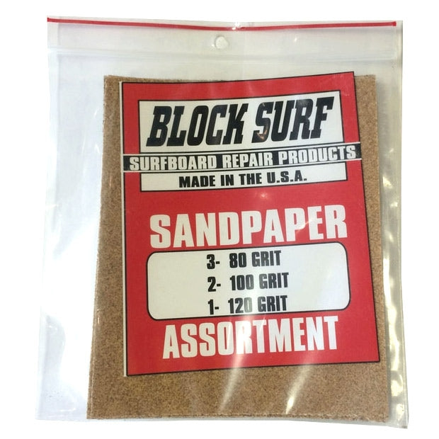 Block Surf Sandpaper Assortment – Cleanline Surf
