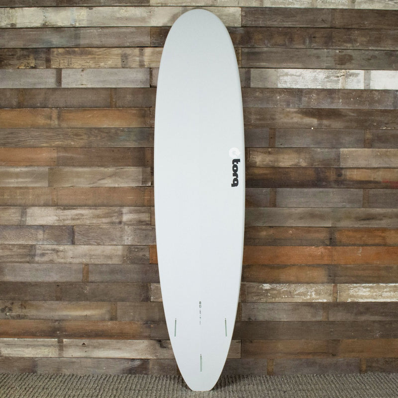 Torq Mini Longboard 8'0 x 22 x 3 Surfboard - Grey/Yellow/Orange ...