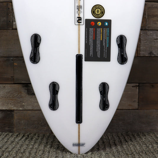 Modern Love Child 8'0 x 22 ½ x 3 ⅜ Surfboard - Grey Orange Pinlines ...