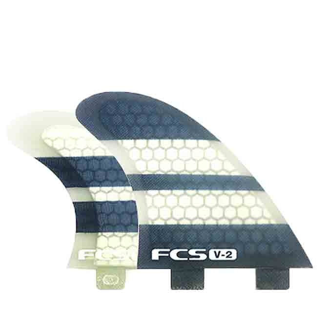 FCS V2 PC Quad Fin - Silk – Cleanline Surf